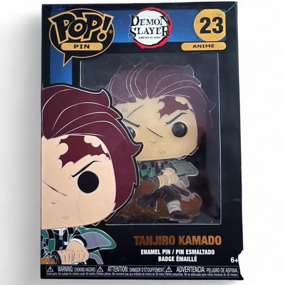 Funko | Accents | Demon Slayer Tanjiro Kamari Funko Pop Enamel Pin ...